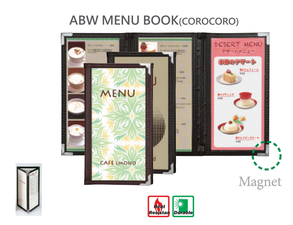 Trifold 6 Pages Slim Menu // ABW-5