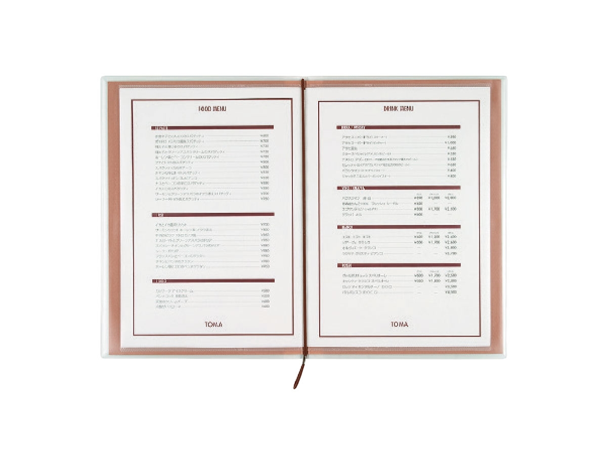 A4 Simple Style Menu Covers // AS-7