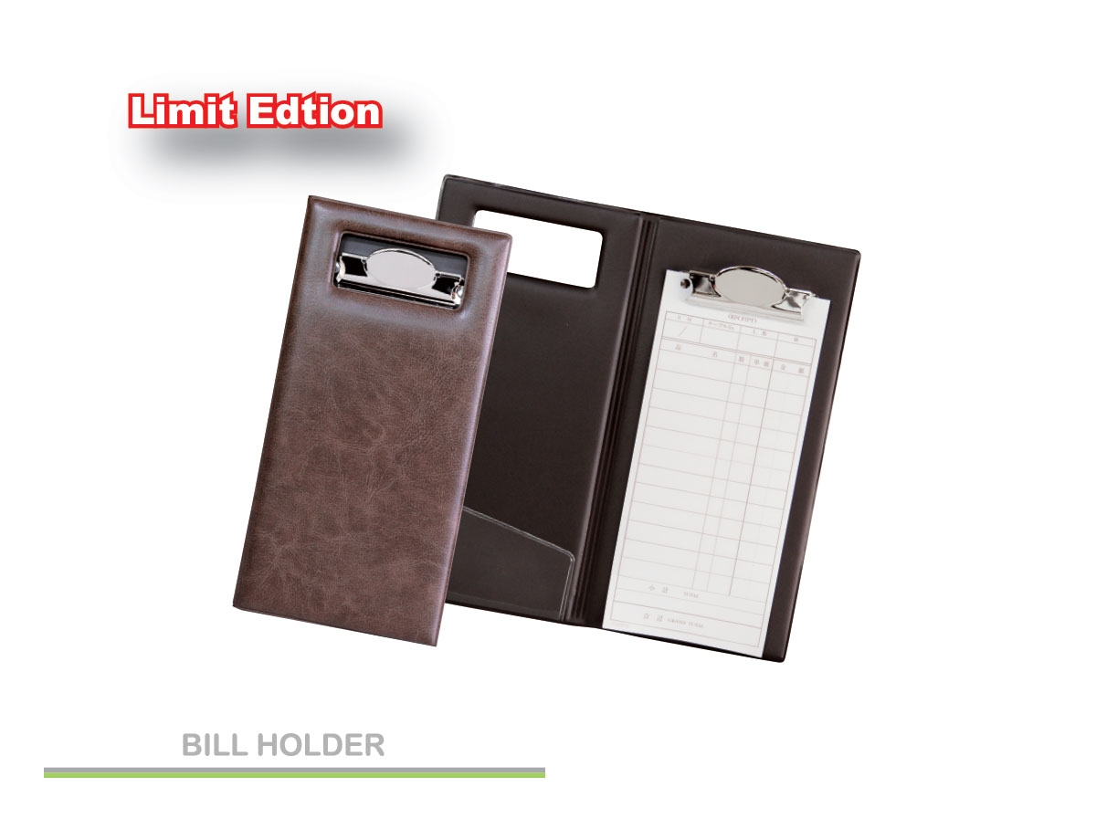 PU Leather Bill Holder