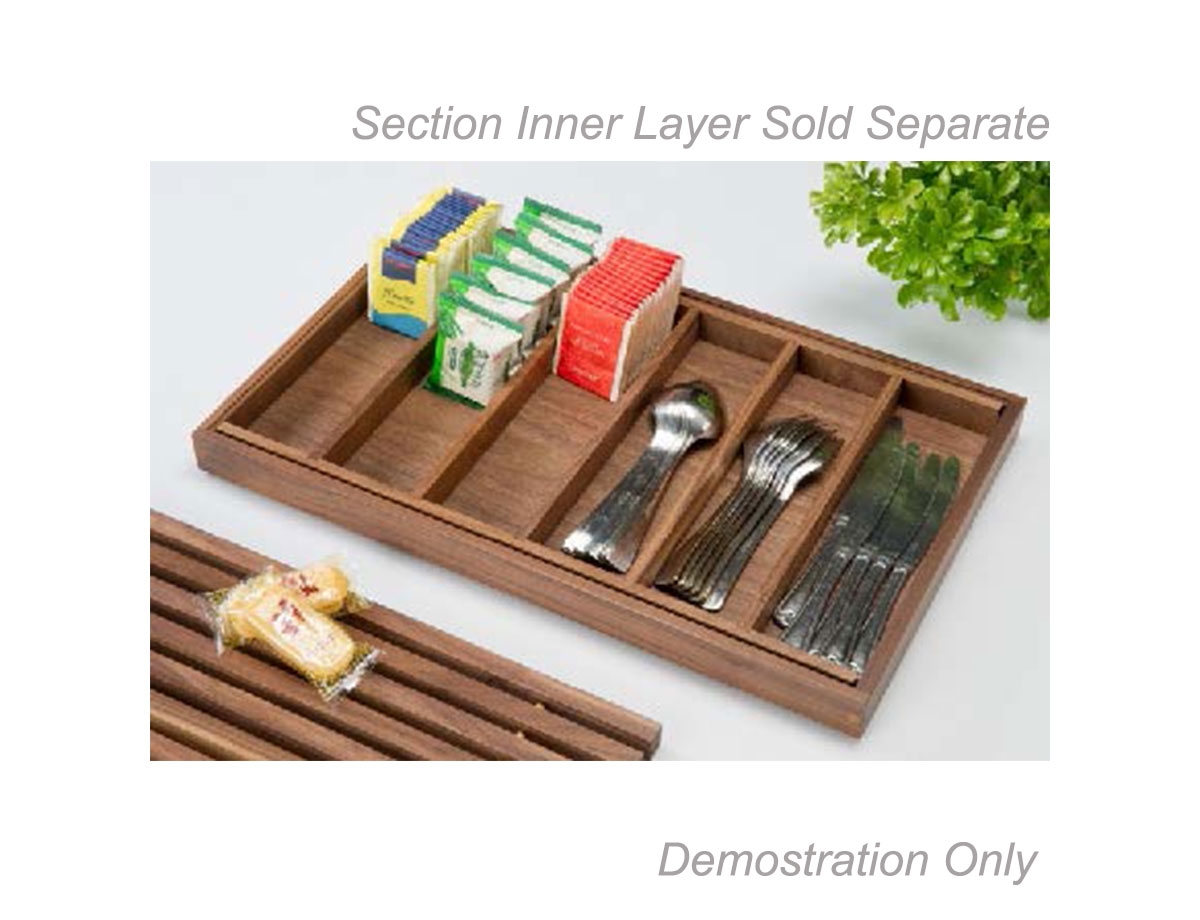 Wooden Stackable Service Tray // #4490WHN
