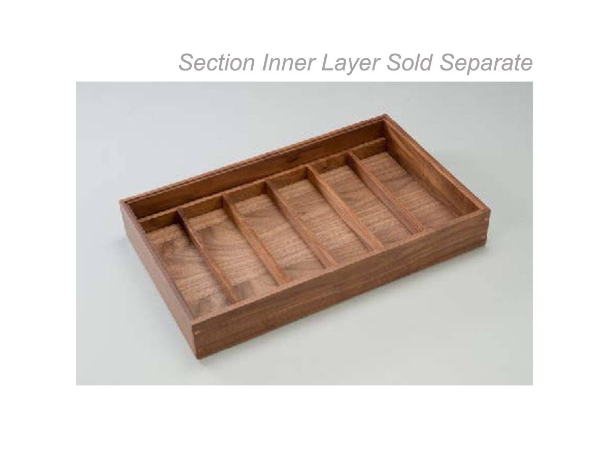 Wooden Stackable Service Tray // #4490WHN