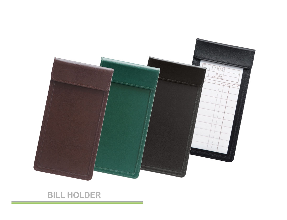 Synthetic Leather Receipt Holder Clip Board
