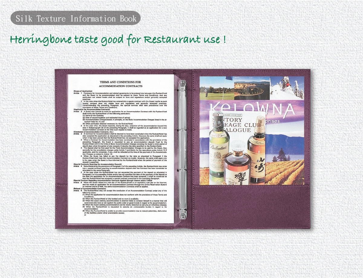 Silky Stylish A4 DIRECTORY COVERS // Information-JZ