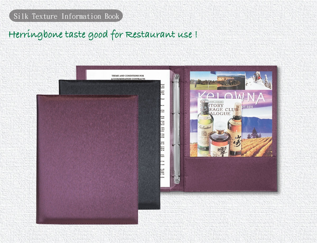 Silky Stylish A4 DIRECTORY COVERS // Information-JZ