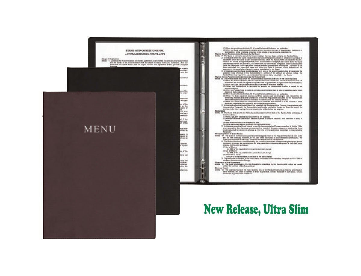 A4 INFORMATION BOOK COVERS // Slim-B-LKM