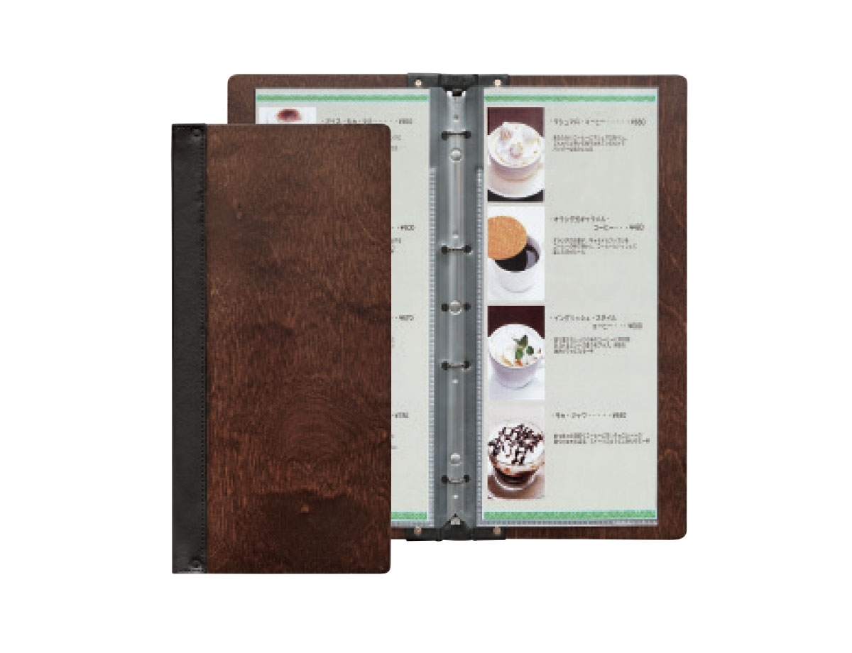 WOODEN SLIMLINE MENU COVER // Slim-B-SHO-103