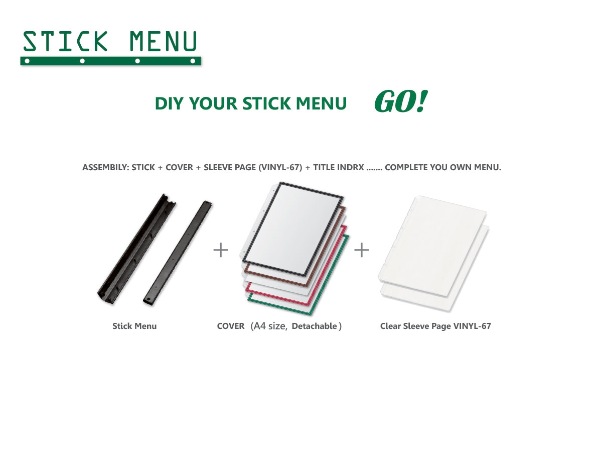 DIY Stick Menu - Create your own