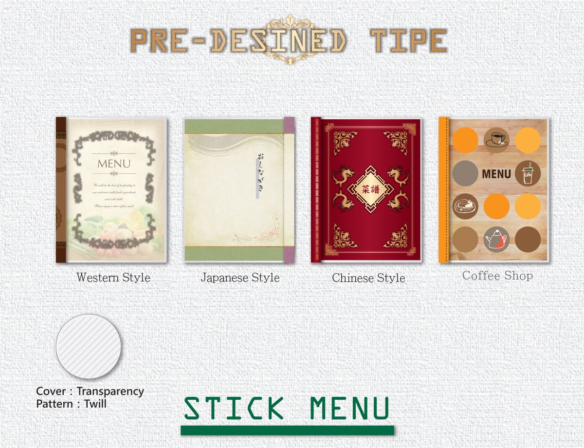 DIY Authentic Stick Menu