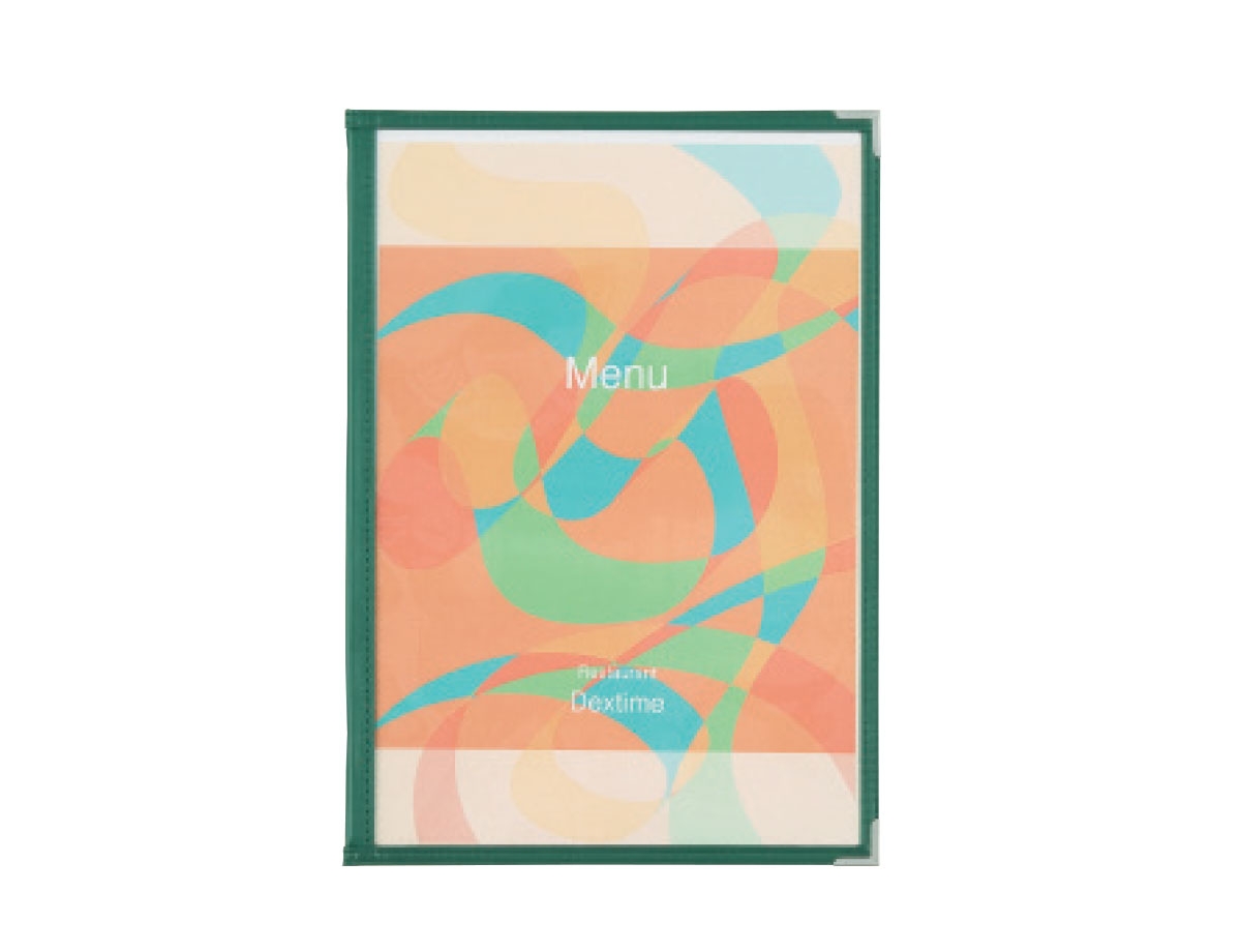 Slim Ring Binding A4 6 pages menu // Slim-B-ABW