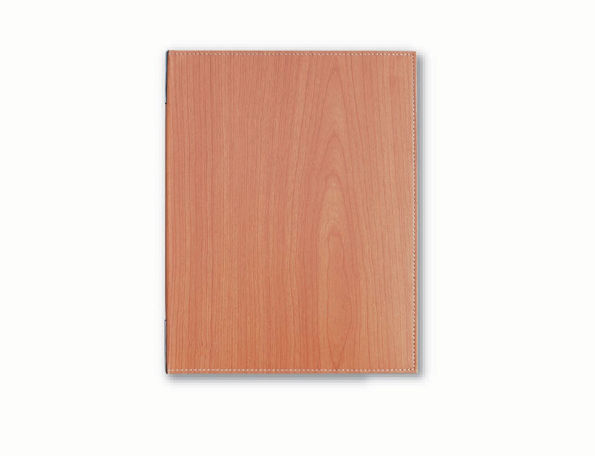 A4 Wooden Texture Menu Covers // TPE-101
