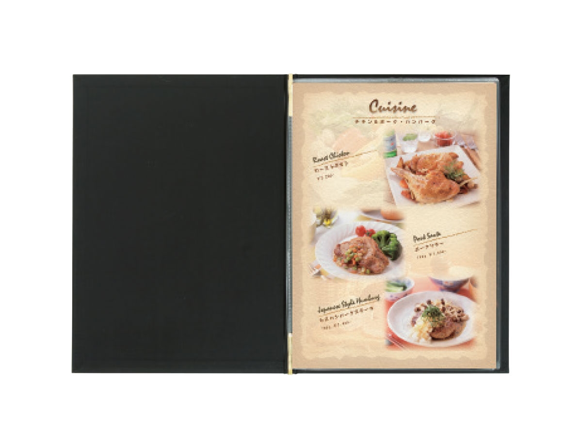 A4 Modern style menu covers // UD-101