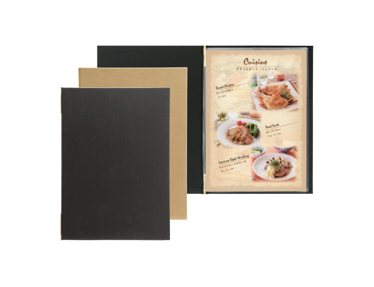 A4 Modern style menu covers // UD-101