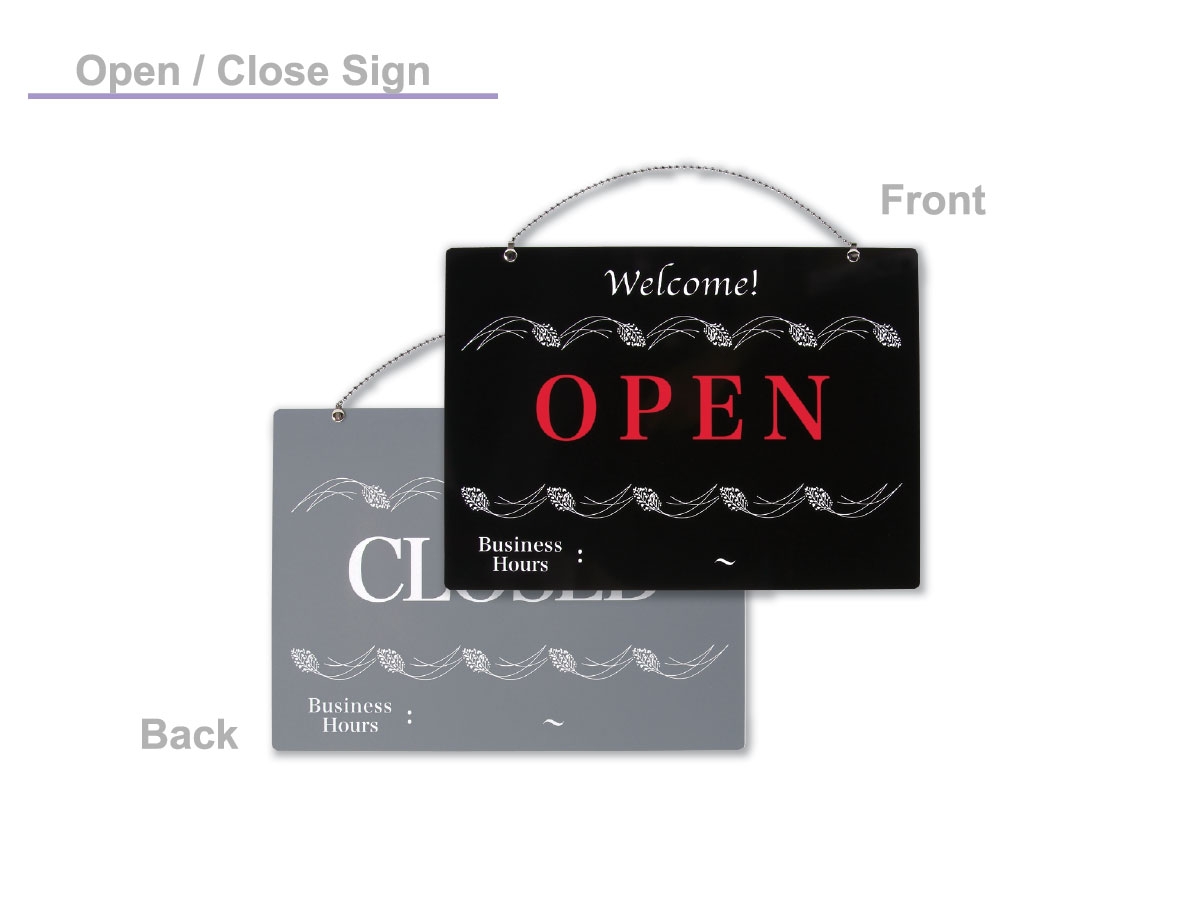 Open / Close Sign // US-19